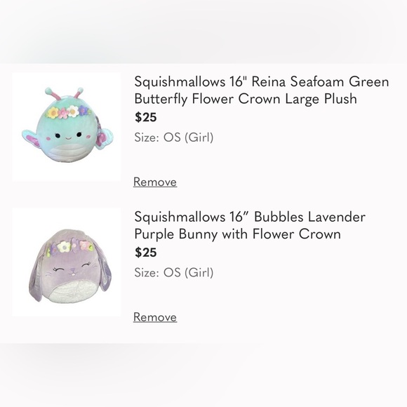 Squishmallows | Toys | Squishmallows Bundle Of 2 Total Reina The ...